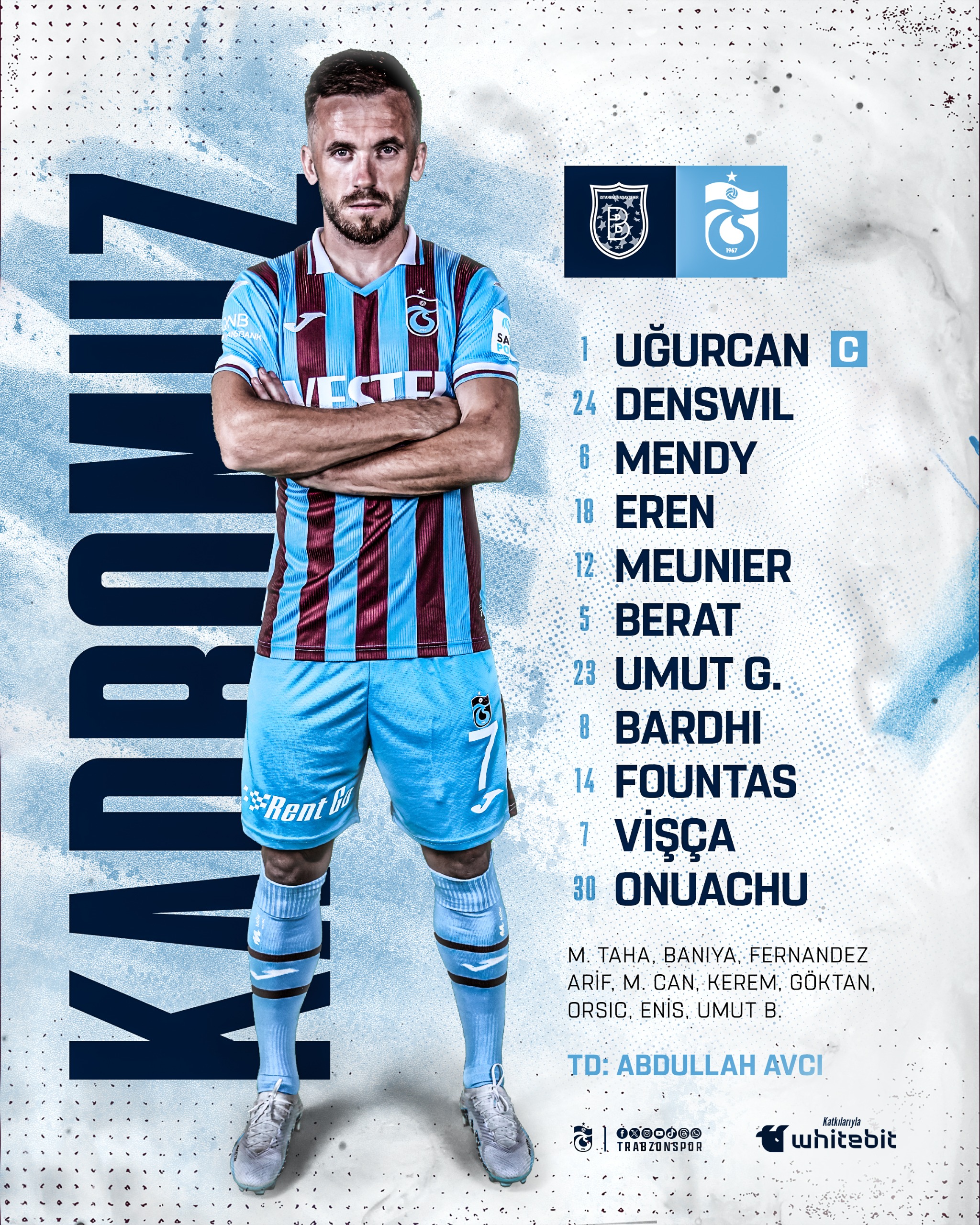 تريزيجيه يواصل الغياب عن تشكيل طرابزون أمام باشاك شهير فى الدوري التركي ...