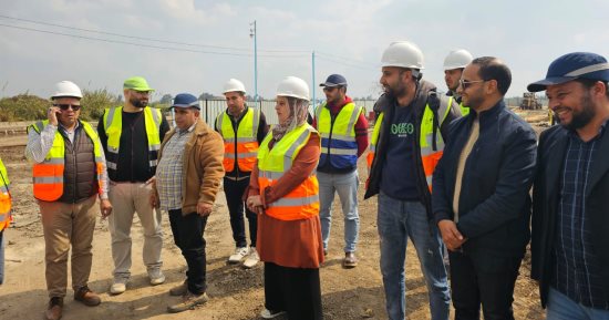 رئيس مياه المنوفية يتفقد مشروعات srssp الممولة من البنك الدولى والآسيوى ...
