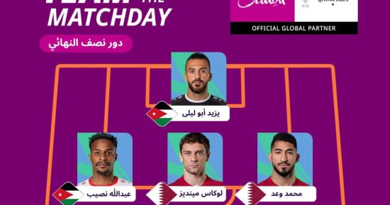 سيطرة عربية على التشكيل المثالى لنصف نهائى كأس آسيا 2023 9 من 11